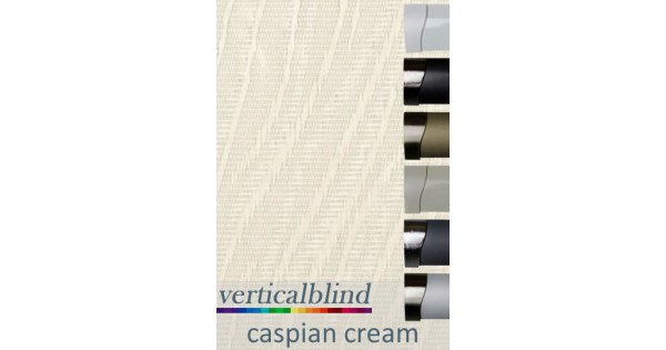 Caspian Cream Complete Vertical Blind